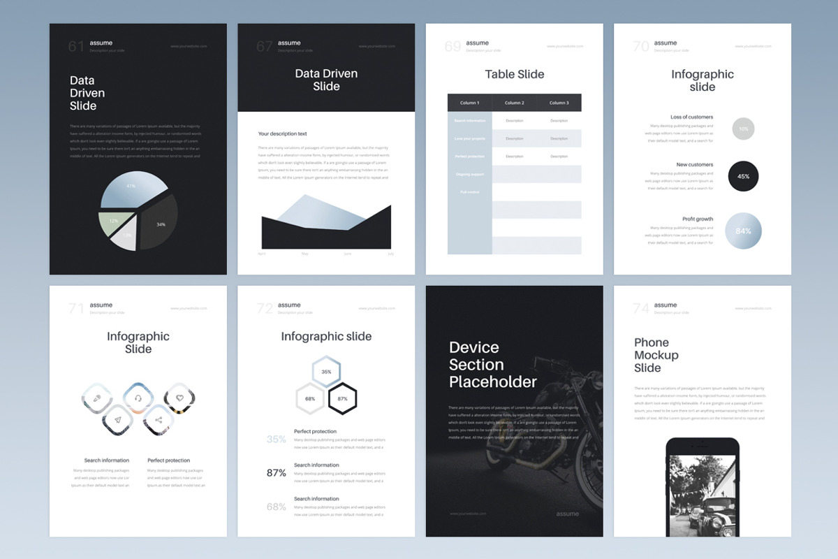 A4 | Assume PowerPoint Template, a Presentation Template by Vladislav ...