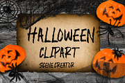 Halloween scene creator clipart object