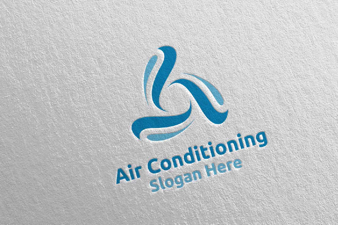 Air Conditioning and Heating Logo 10, a Branding & Logo Template by ...