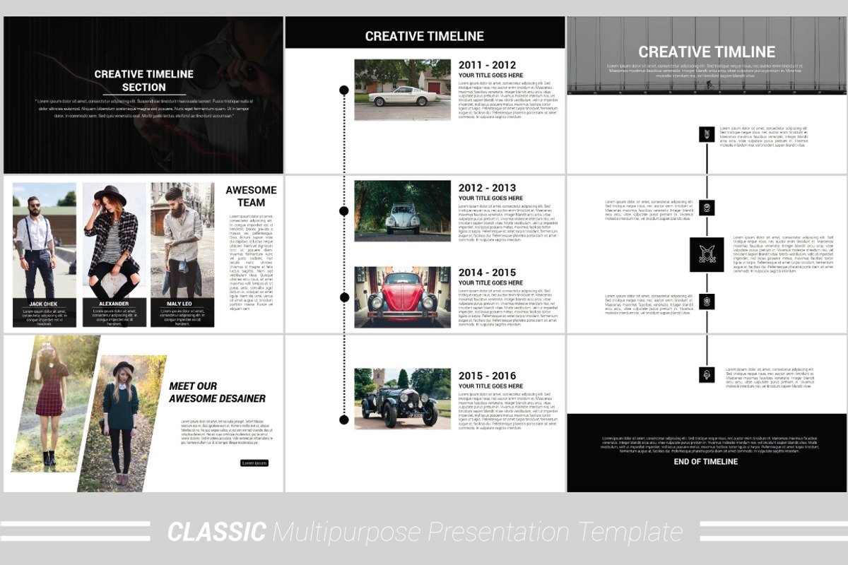 Classic Minimal Powerpoint Template, a Presentation Template by ...