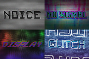 Digital Distortion Text Effects, a Layer Style Add-On by Krukowski Graphics