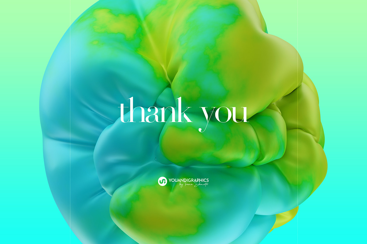 Abstract Inflated 3D Objects, an Object Graphic by Youandigraphics ...