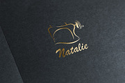 Natalie. Calligraphic Logo Template, a Branding & Logo Template by le-genda