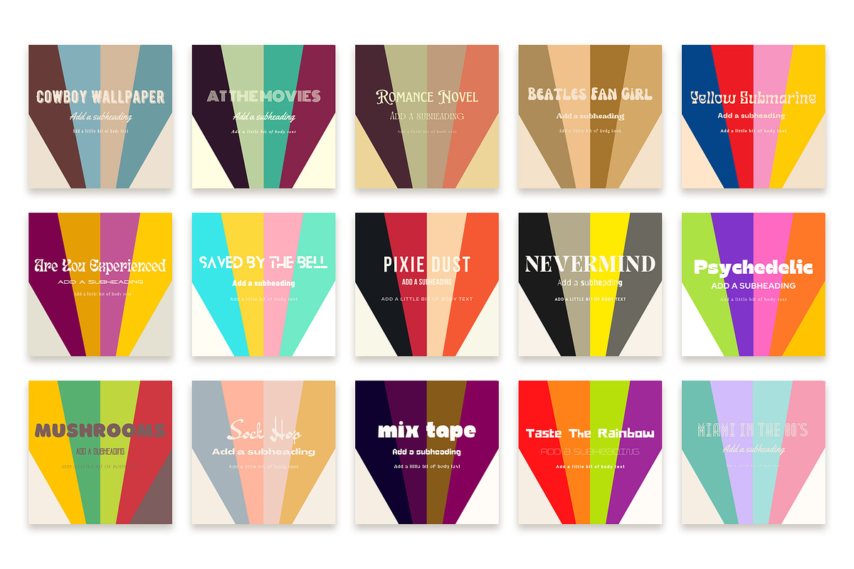 30 Retro Styles For Canva, a Presentation Template by Oliva & Oliver ...