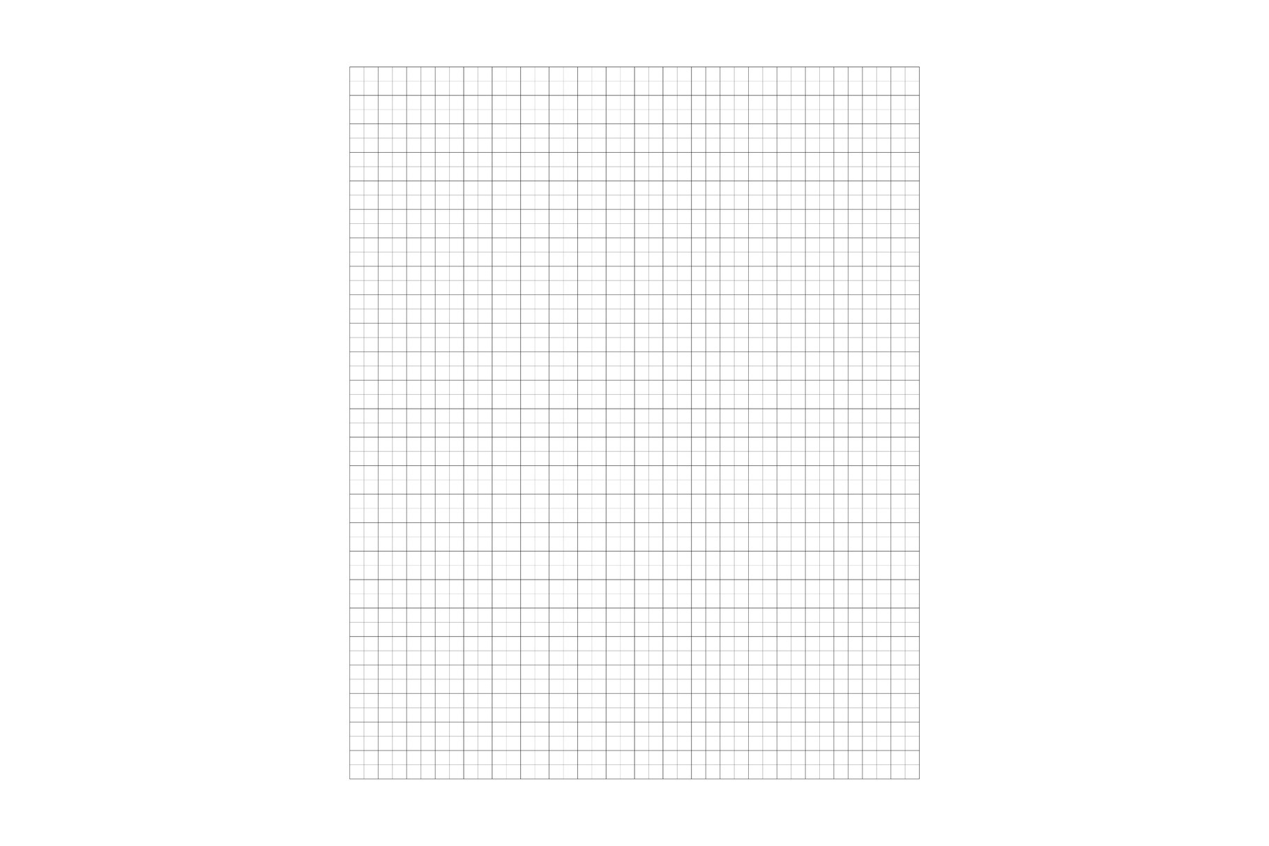 Millimeter grid on A4 size page | Education Illustrations ~ Creative Market