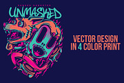 Unmasked Illustration, an Illustration by badsyxn