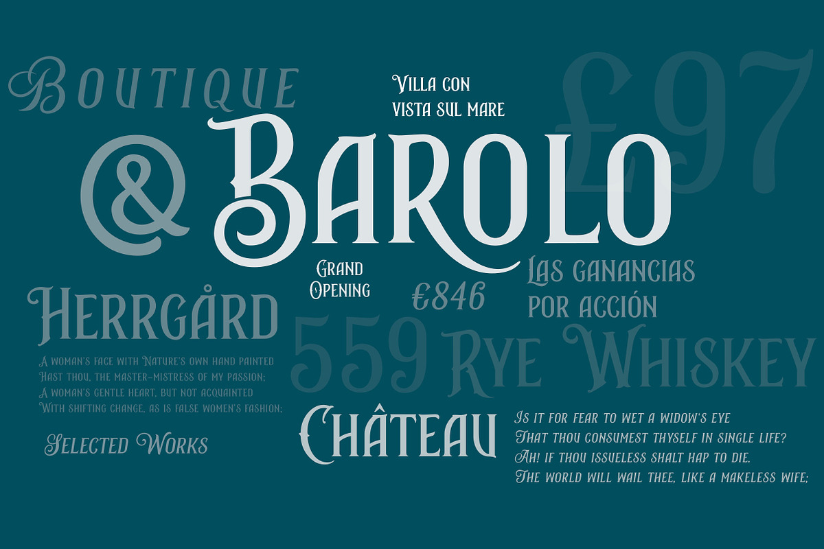 CigarBox Lettering Font Duo