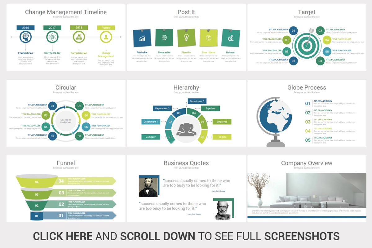 Change Management google slides, a Presentation Template by OceanArt