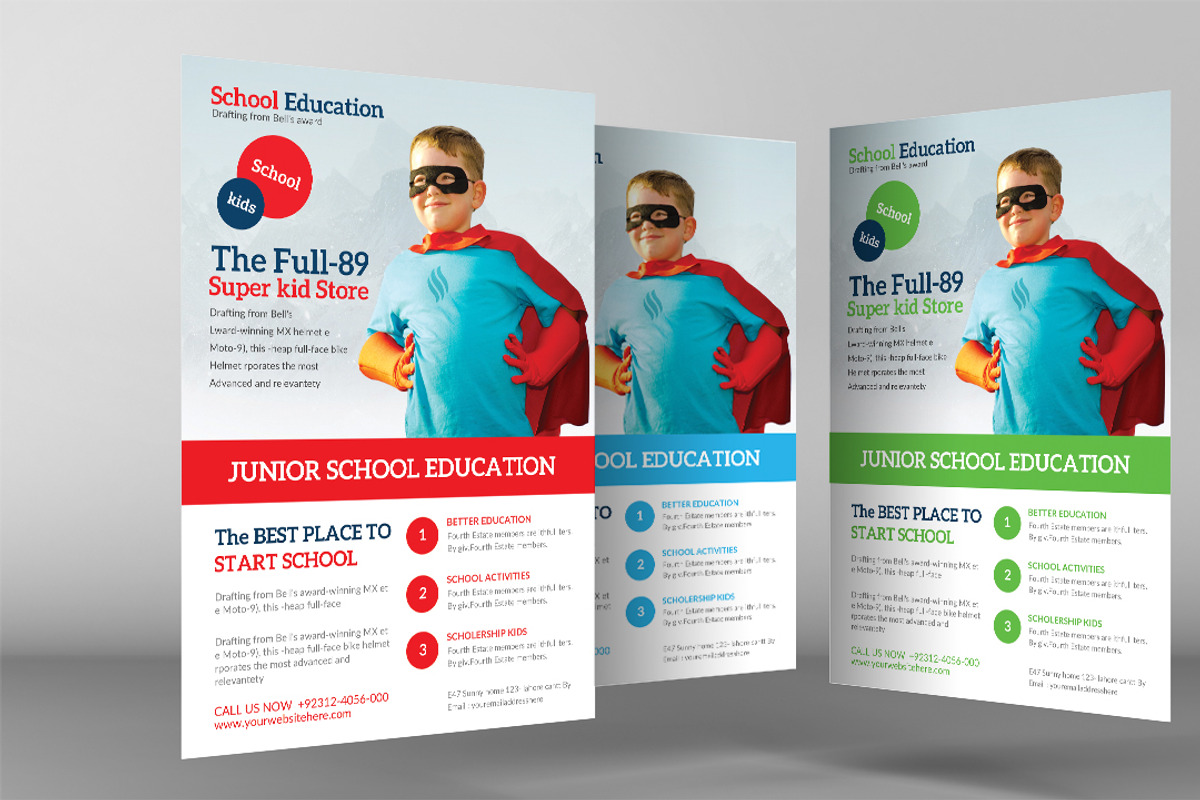 Kids Activities Flyer Template, a Flyer Template by graphicforest ...