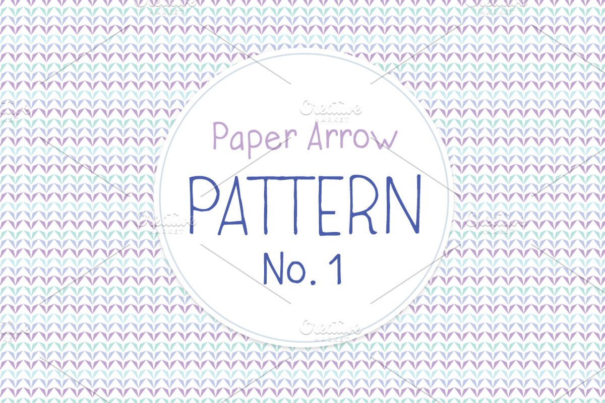 Paper Arrow Patterns, a Pattern Graphic by MoLa