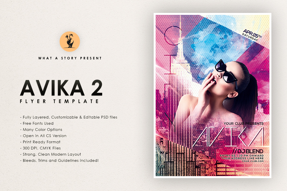 Avika 2 | Flyer Templates ~ Creative Market