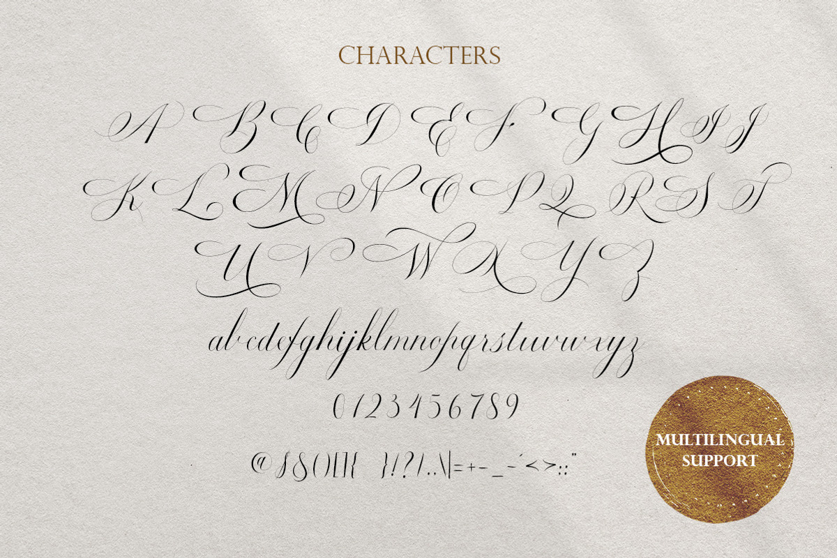 Estarossa - Classic Script, a Script Font by Letterhend Studio