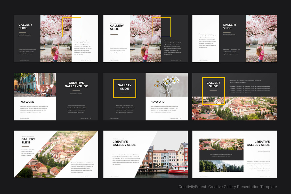 Creative Gallery PowerPoint Template, a Presentation Template by ...