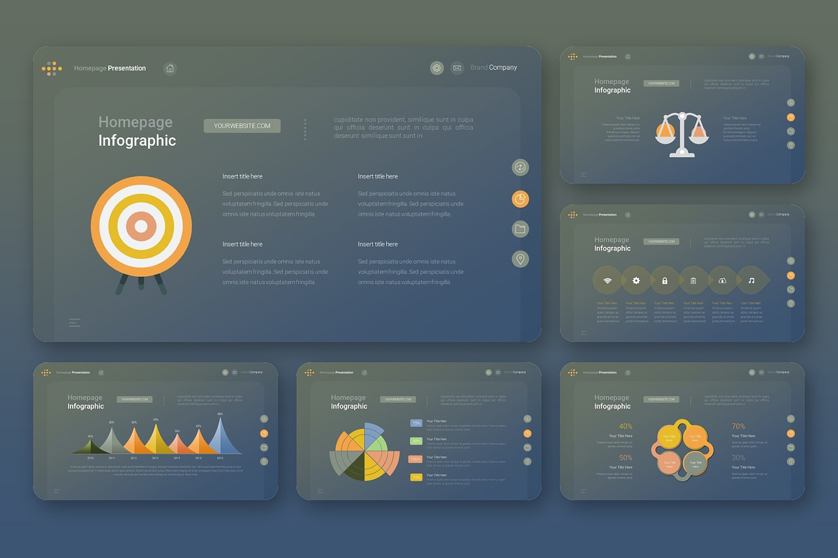 Homepage Powerpoint, a Presentation Template by NecrolitSlide