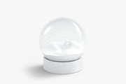 Snowglobe Animated Snowfall 3D Model, an Object 3D Model by rebrandy