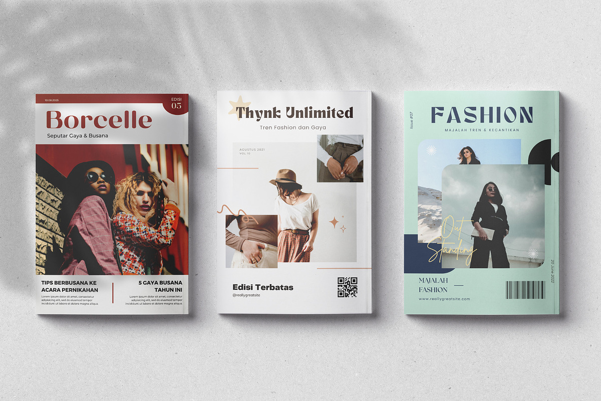 Canva Magazine Cover Template