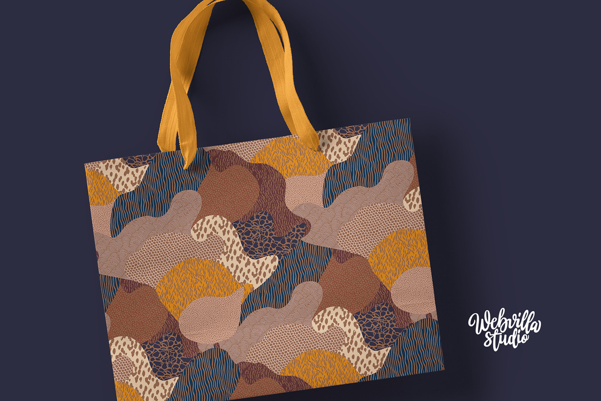 Abstract Meadow Pattern, a Pattern Graphic by Webvilla Studio