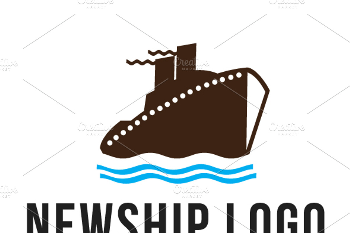 New Ship Logo Template, a Branding & Logo Template by DesignMarket