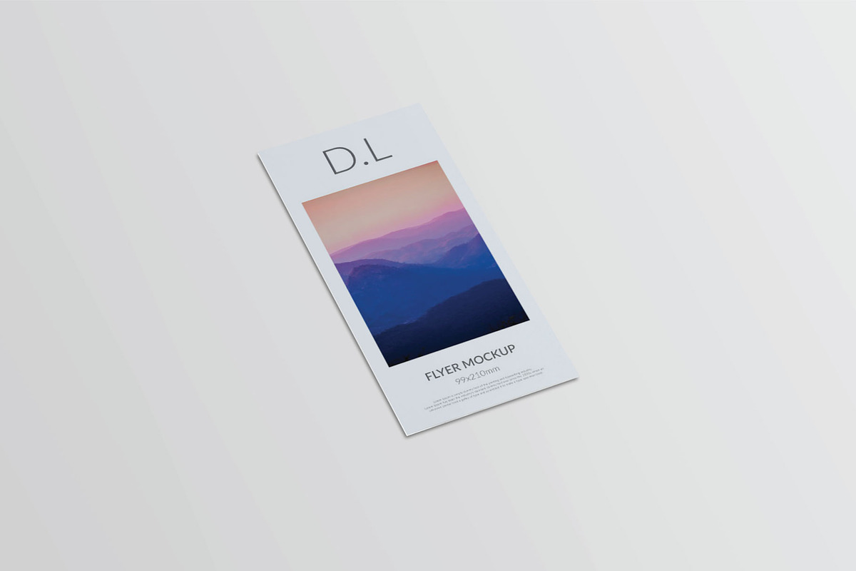 DL Flyer Mockup, a Print Template by Mockstore