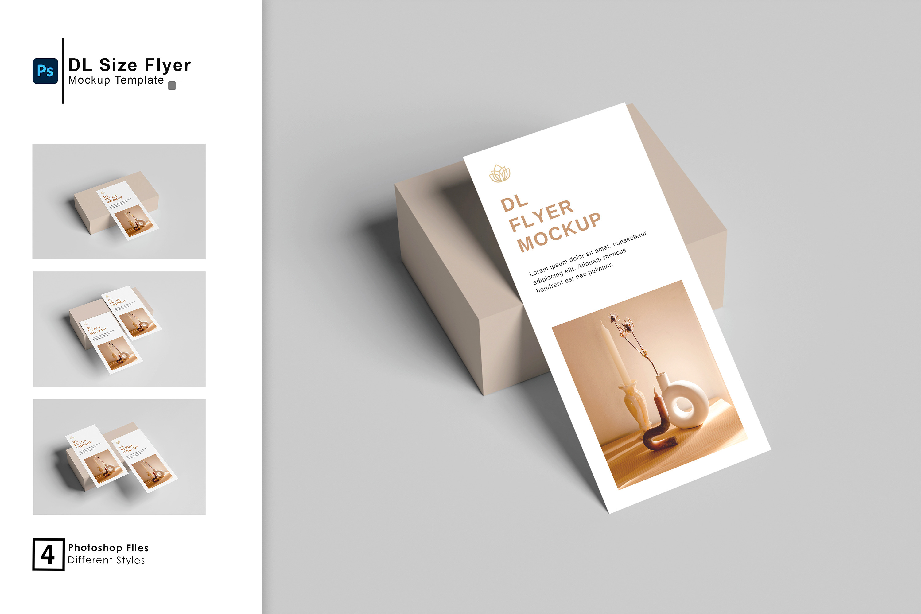 DL Flyer Mockup, an Advertising Mockup by getproject