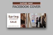 Clothes Shop - Facebook Cover | Social Media Templates ~ Creative Market