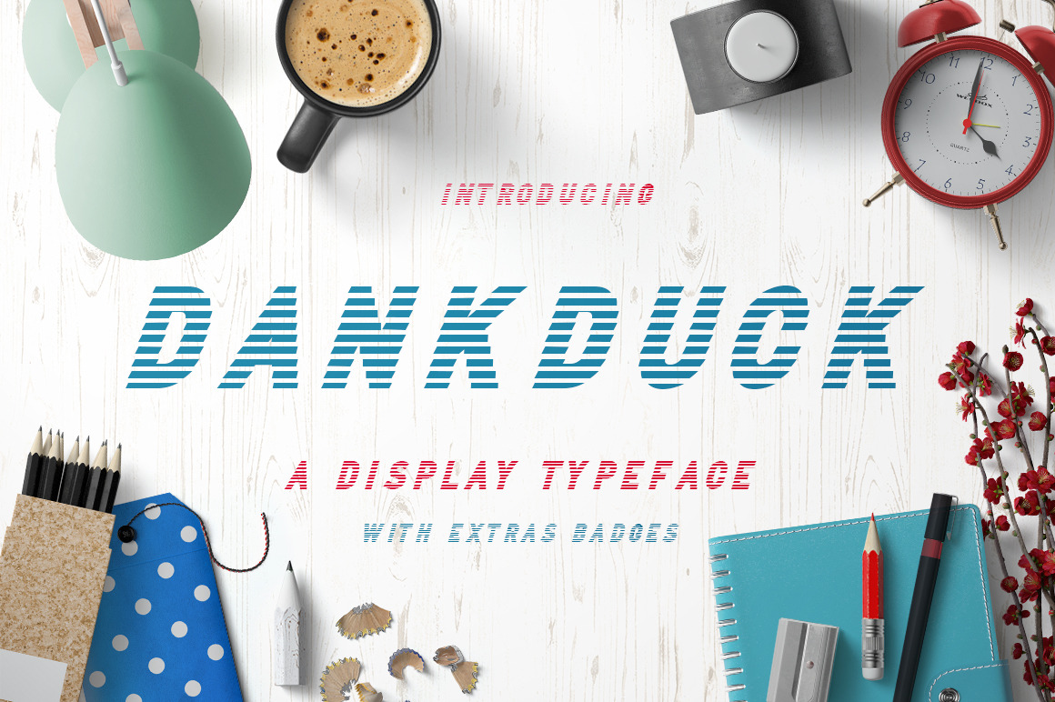 Dankduck, a Font by Fontdation