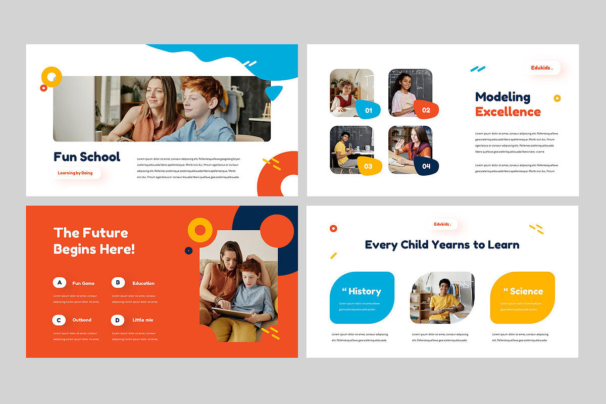 Education Kids Google Slides, a Presentation Template by rgbryand