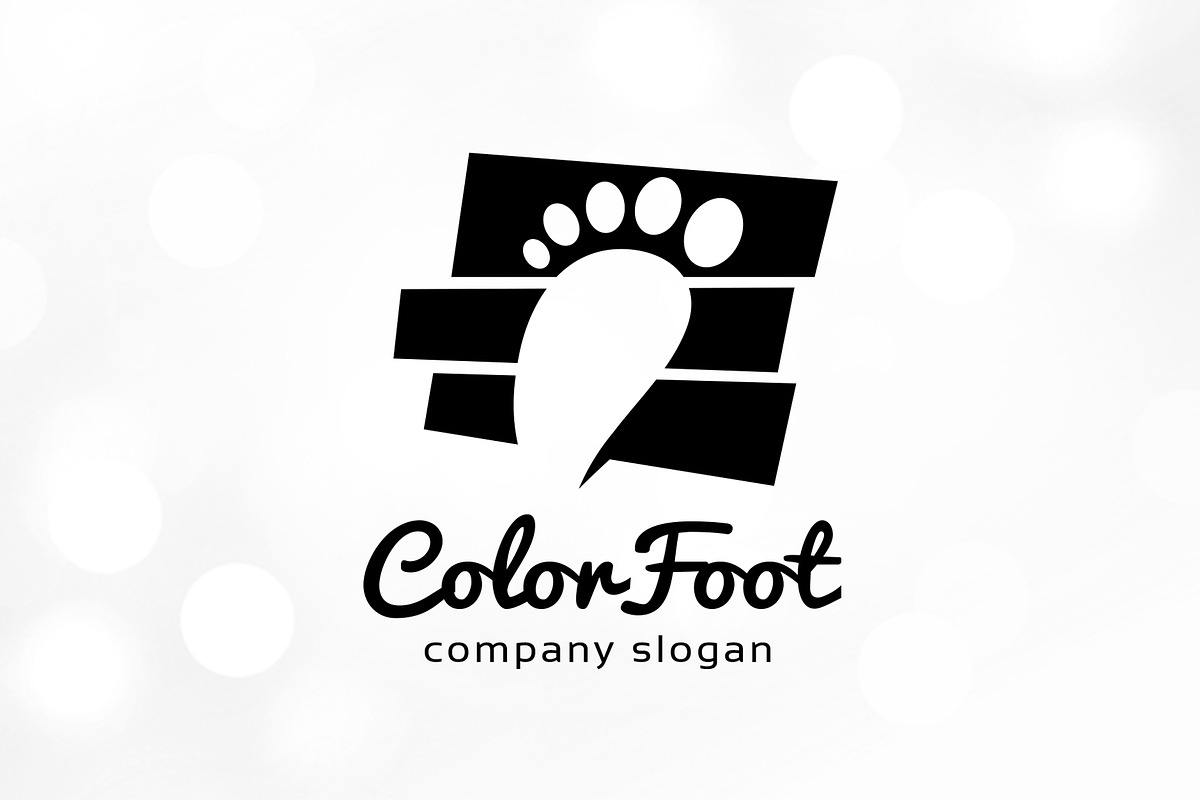 Color Foot Logo Template, a Branding & Logo Template by gunaonedesign