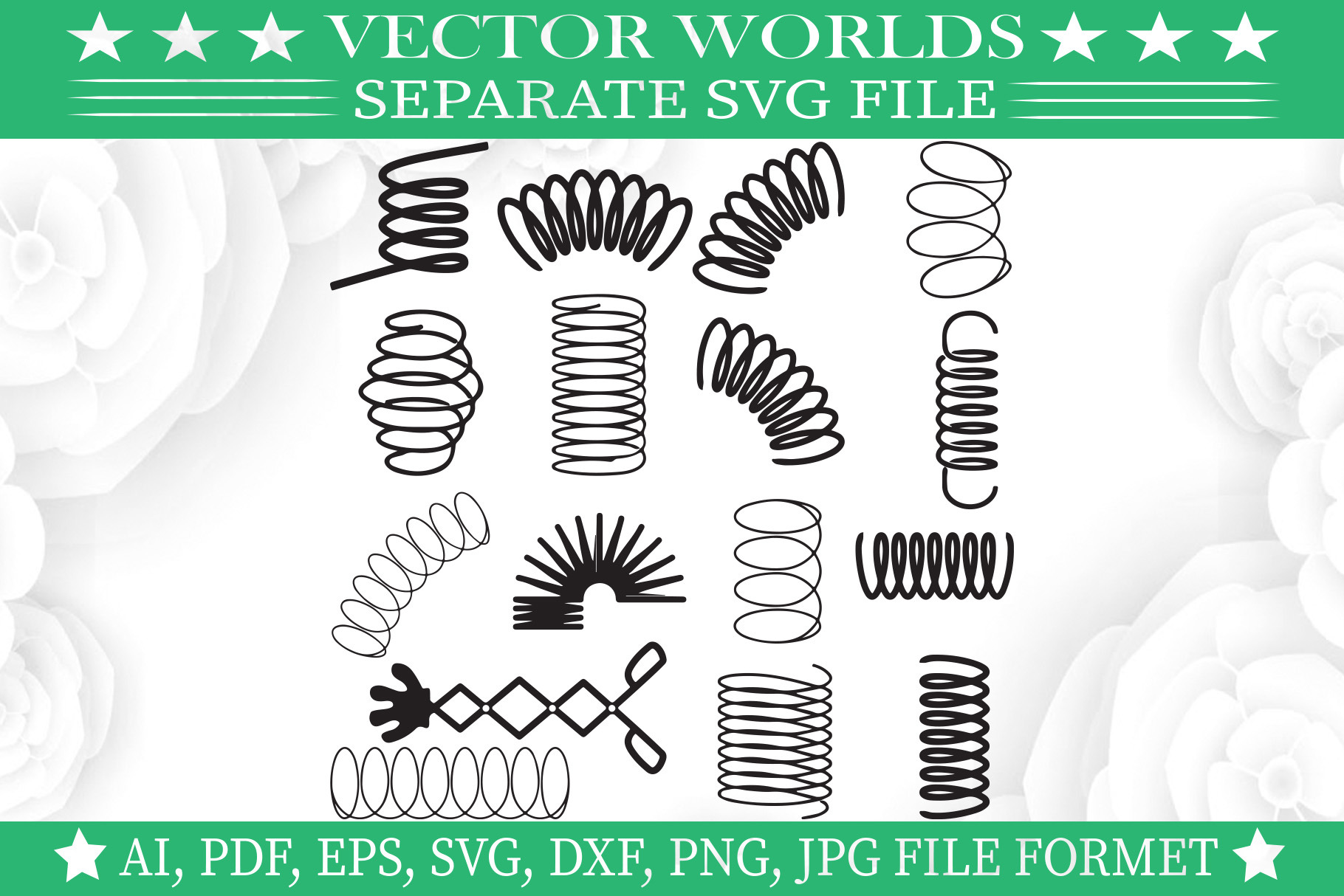 Spring Svg, Toy, Springs Svg | Graphic Objects ~ Creative Market