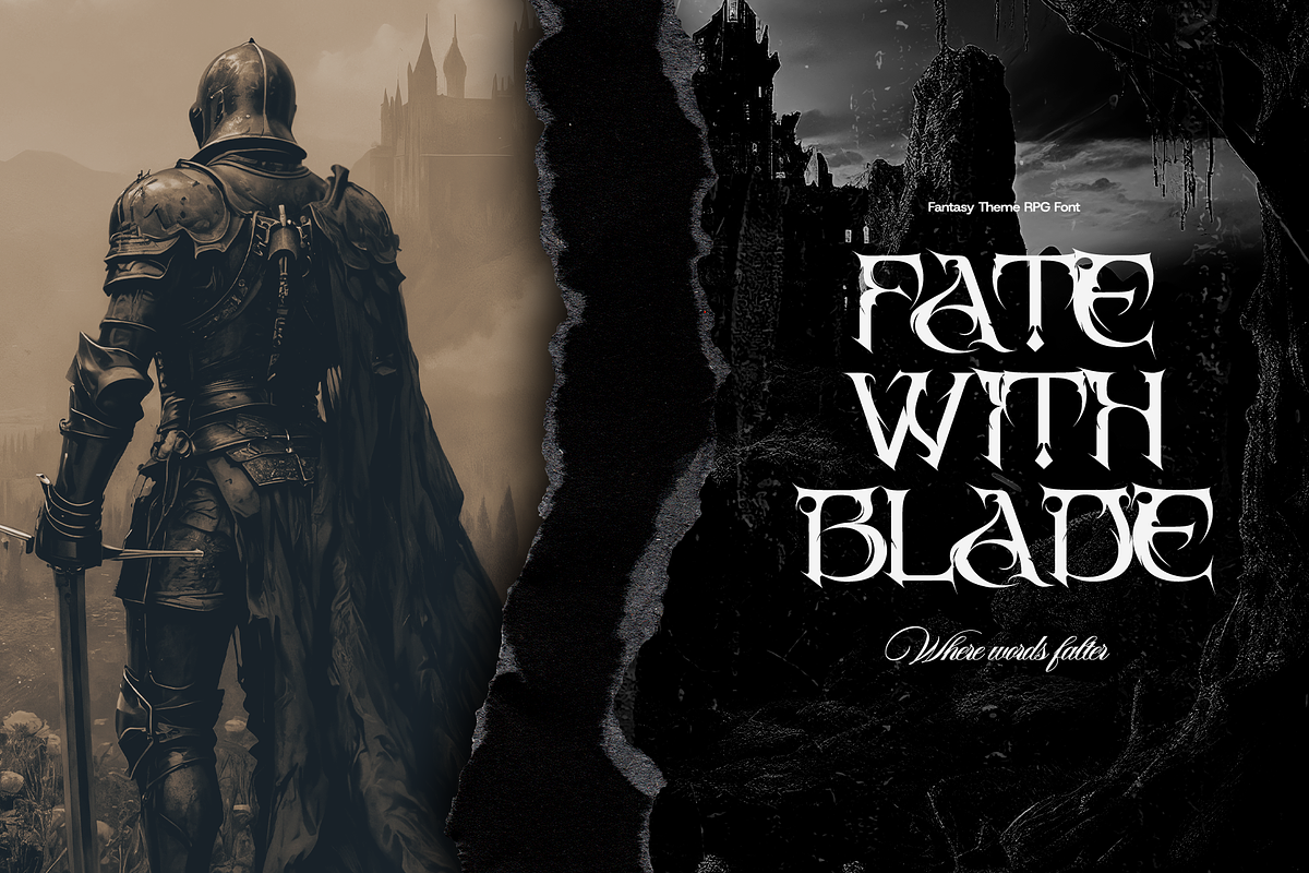 Avathe – Dark Fantasy RPG Font