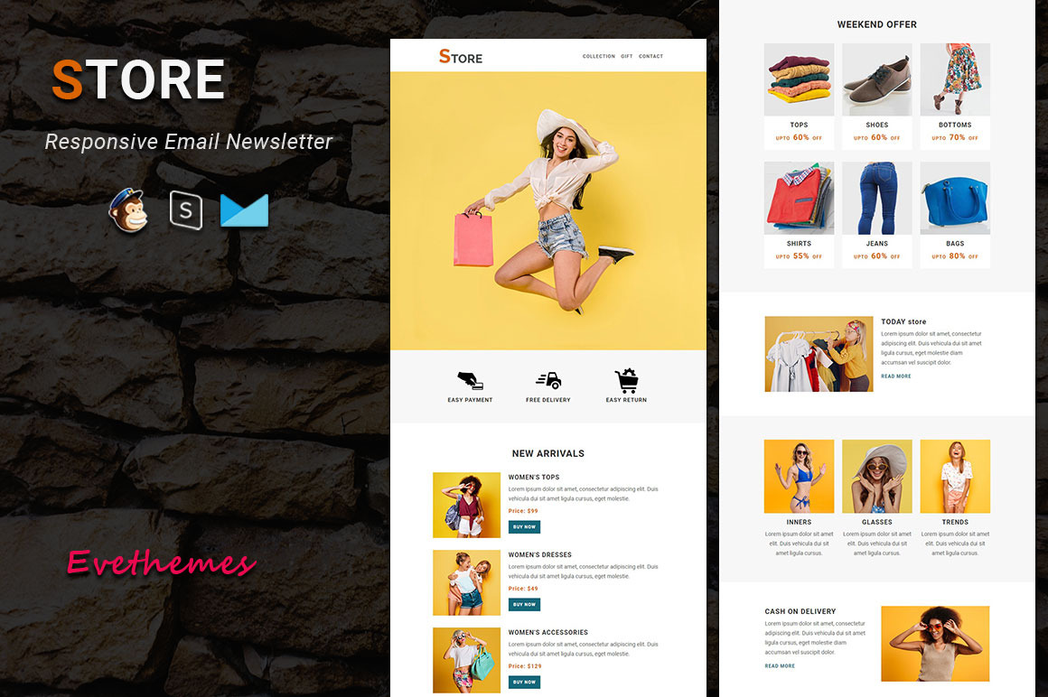 STORE - Responsive Email Newsletter | Creative Market