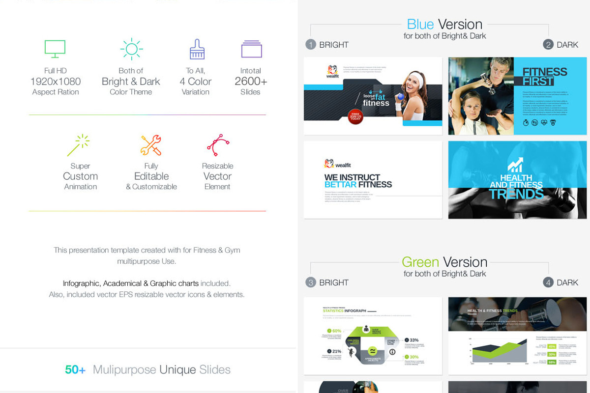 6 Business PowerPoint Bundle, a Presentation Template by GoldenPixelStudio