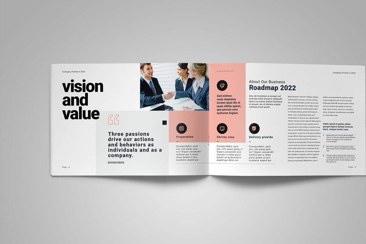 Horizontal Brochure, a Brochure Template by Elite_Standard
