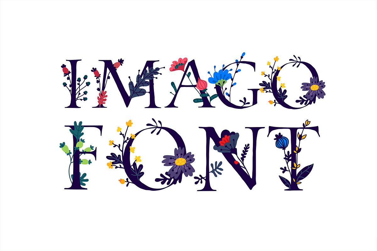 Two beautiful alphabet. Vector!, a Decorative Illustration by GeekClick