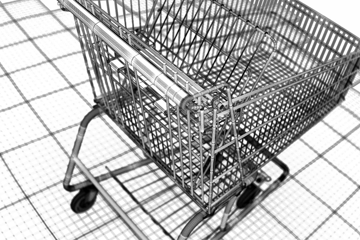 Shopping Cart, an Object 3D Model by JokerMartini