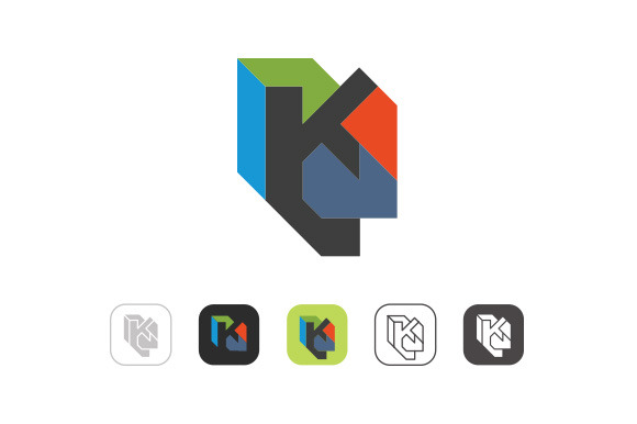 Simple K Logo | Branding & Logo Templates ~ Creative Market