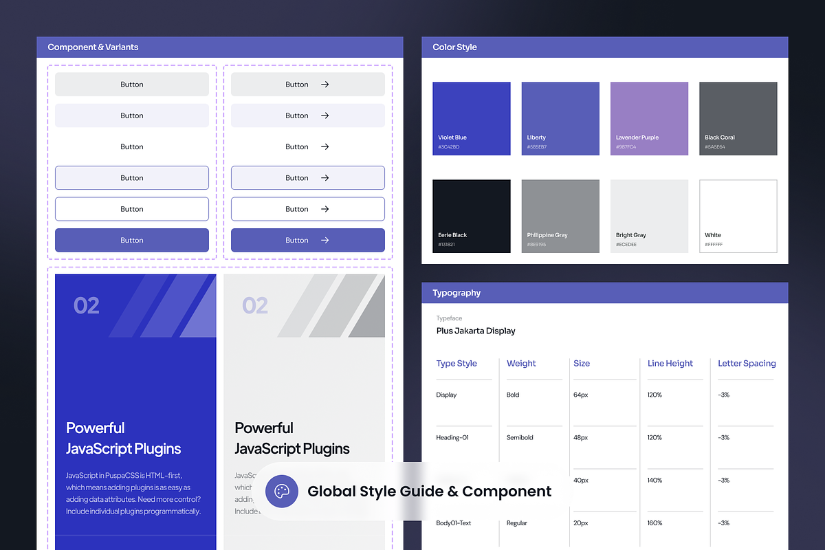 PuspaCSS - CSS Framework Website, a Websites & App Template by SLAB ...