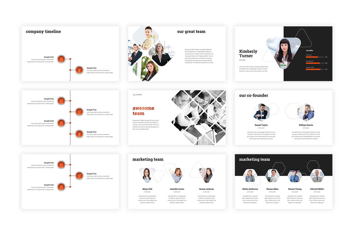 King - PowerPoint Template, a Presentation Template by everslide