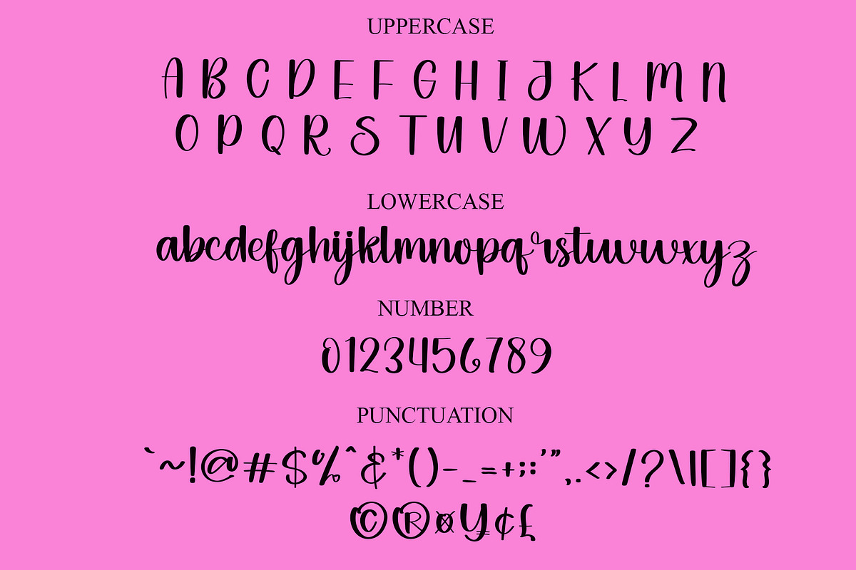 Bride - Beautiful Font