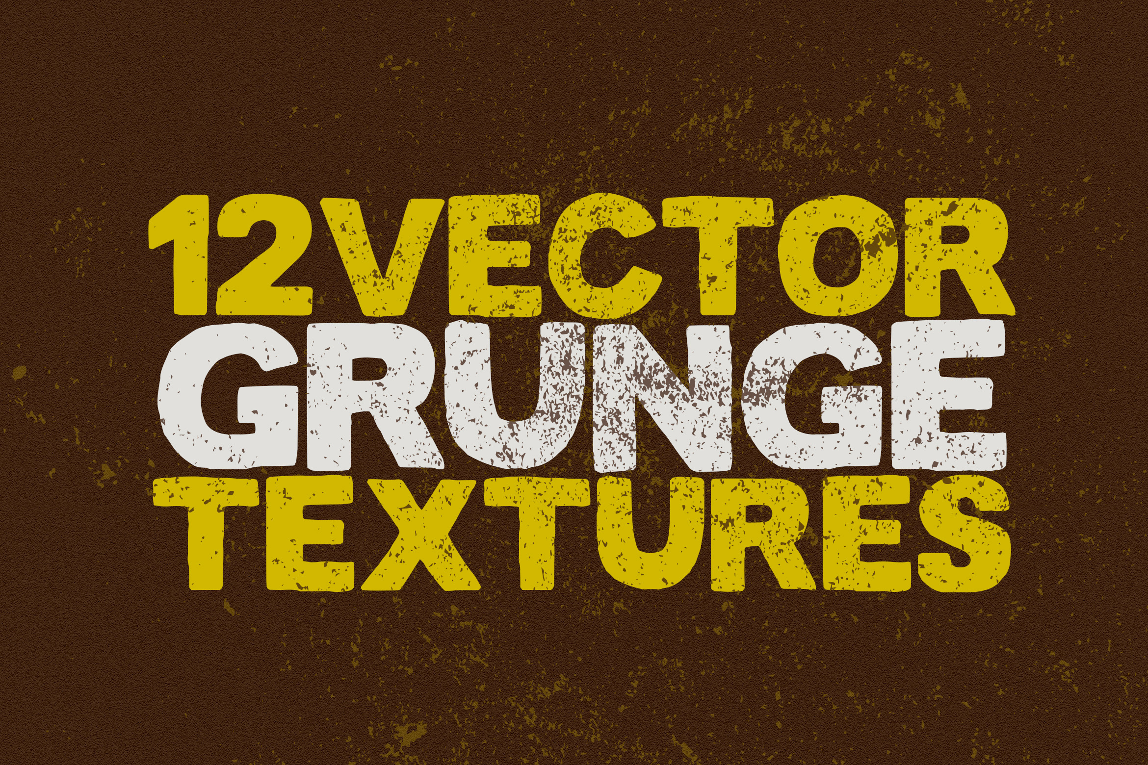 12 Vector Grunge Textures, a Texture Graphic by SmartDesigns