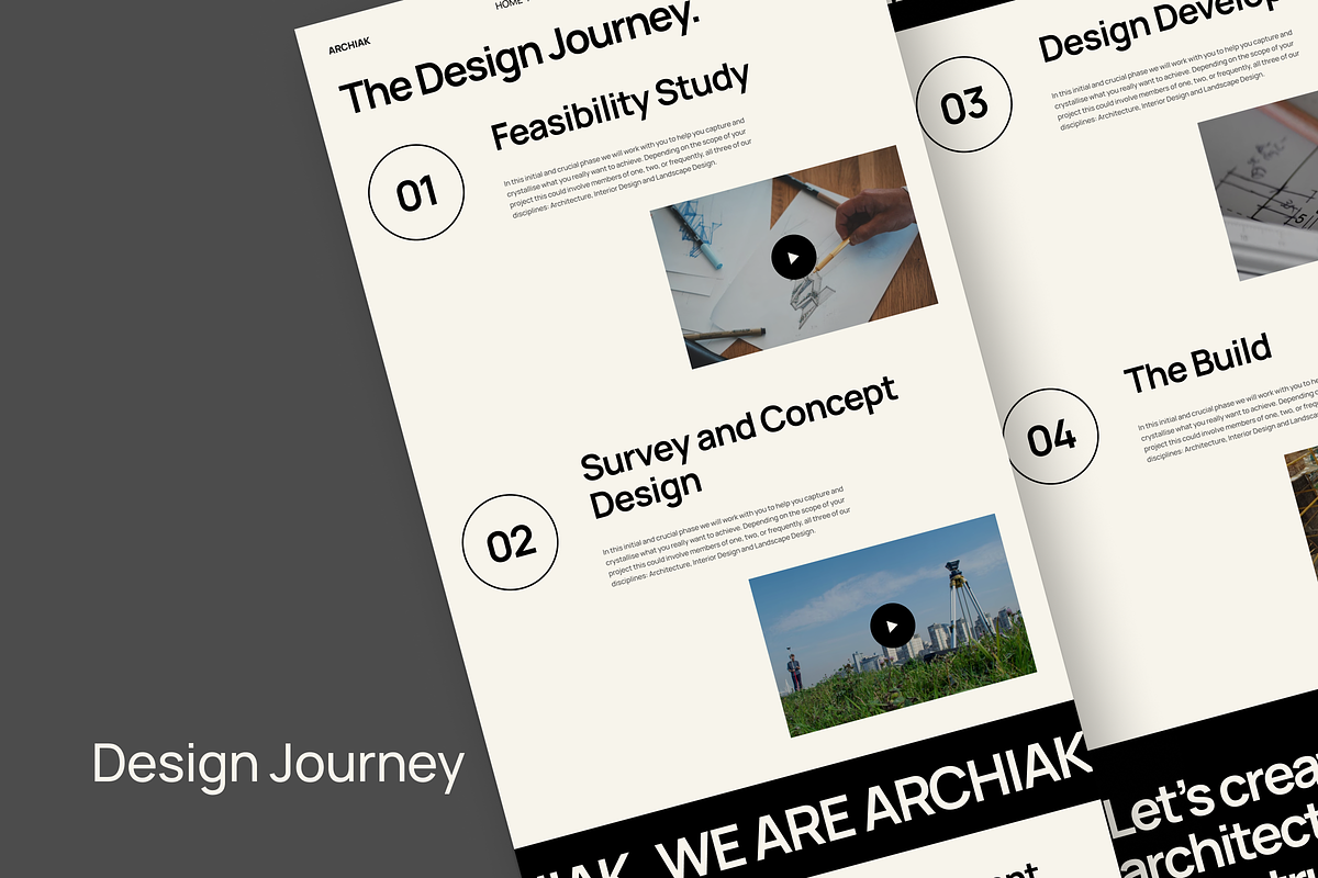 Architecture Website UI KIT template