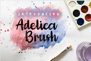 Adelica Brush, a Script Font by Java pep