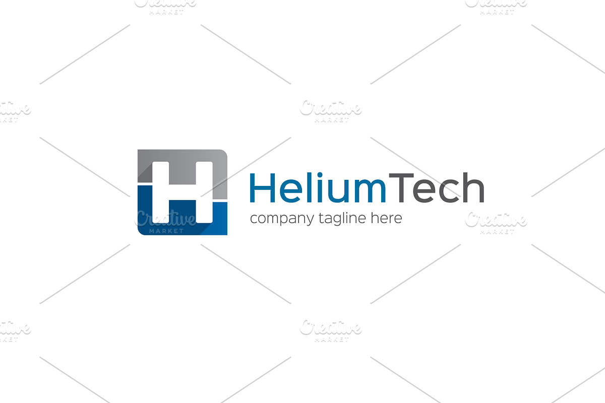 Helium Tech Letter H Logo, a Branding & Logo Template by XpertgraphicD