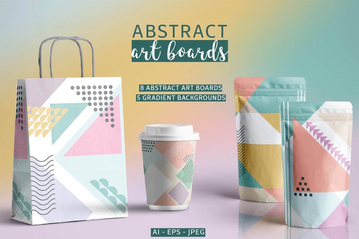 Abstract Art boards, an Illustration by BrandCarry