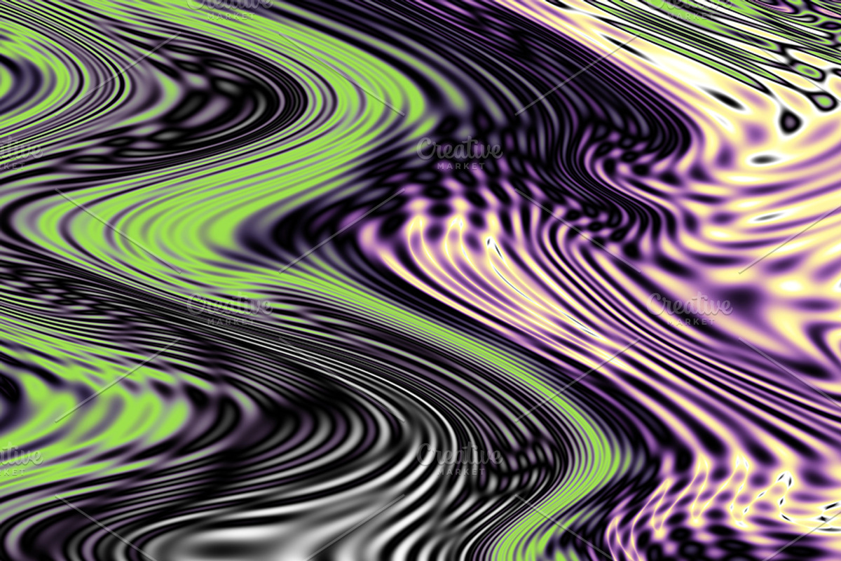 PSYCHEDELIC abstract background
