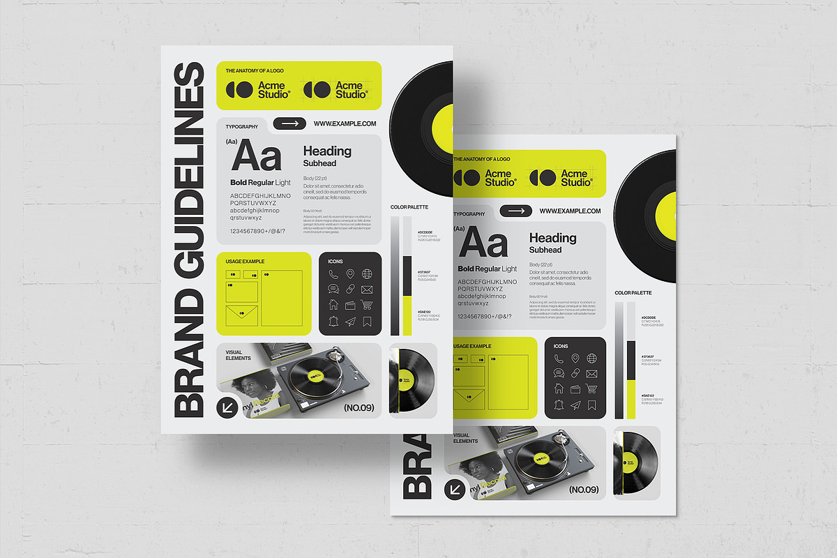 Brand Guidelines Poster Template, a Poster Template by BrandPacks