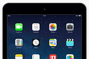 Flat iPad mini Retina 2 colors PSD, an iPad Mockup by arcangelofiore