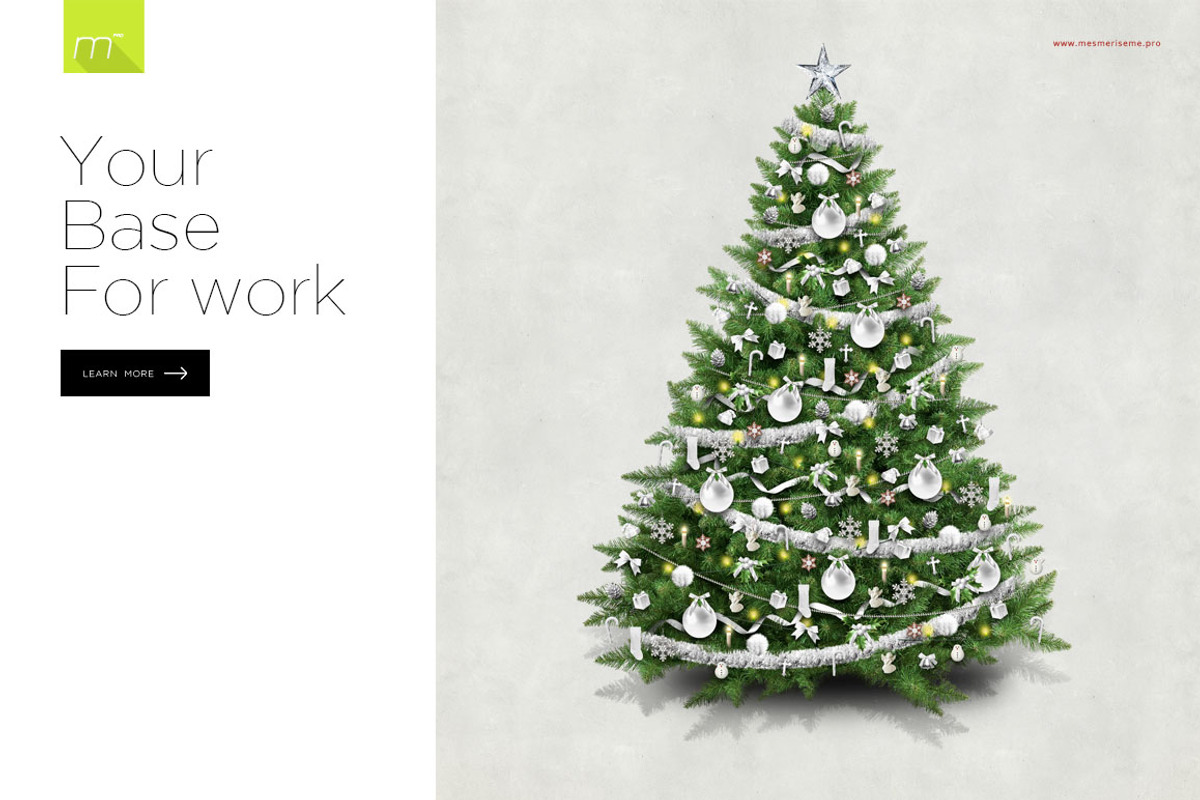 Xmas Tree Creator Mock-up, a Product Mockup by Mocca Mockups Store