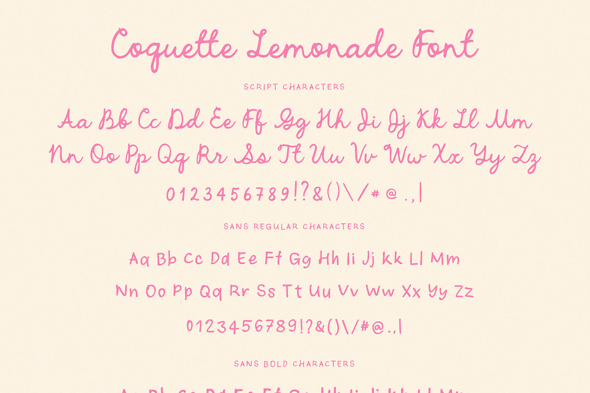 Whimsical Handwritten Script Font Duo