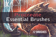 Procreate Essential Brushes!, a Brush Add-On by Extreme Brushes